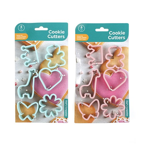 Cookie Pastry Cutters 6pcs 2 Asst Cols – Discount Dollar